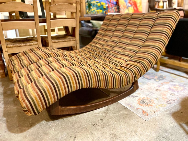 Adrian Pearsall Wave Chaise Rocker, Circa 1960s at 1stDibs