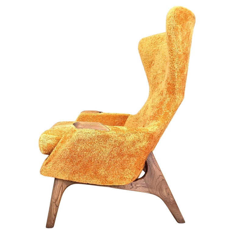 Adrian Pearsall Wingback Lounge Chair for Craft Associates For Sale at ...