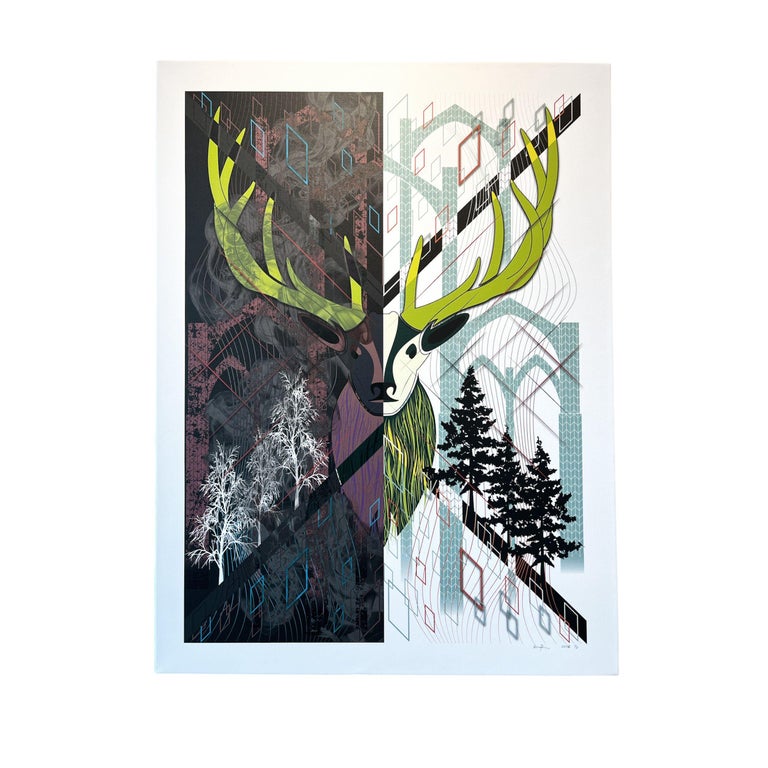 Adrian Standing Elk Pinnecoose - chaotic resilience For Sale at 1stDibs
