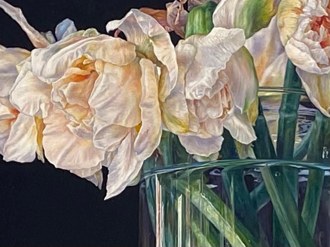 Adriana van Zoest - Primavera II- 21st Century Contemporary Dutch Still-life of Flowers For Sale ...