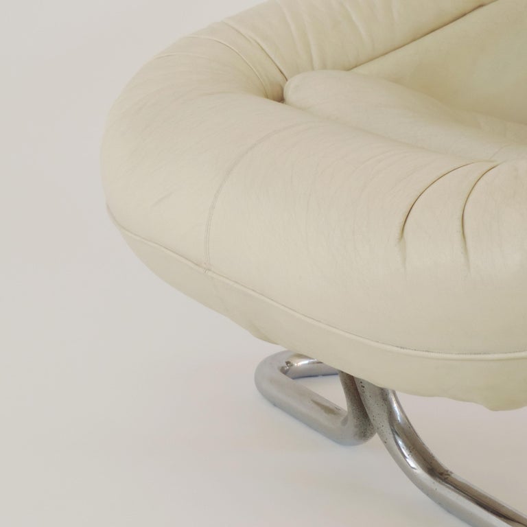 Adriano Piazzesi Pair of Spring Lounge Chairs for TreD, Italy 1973 For ...