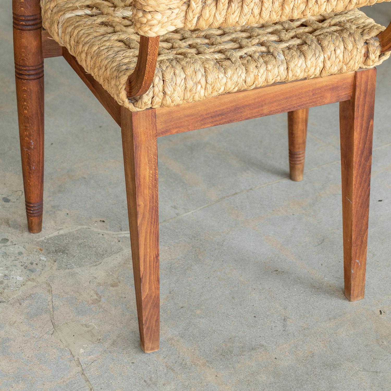 Adrien Audoux and Frida Minet Lounge Chair For Sale at 1stDibs