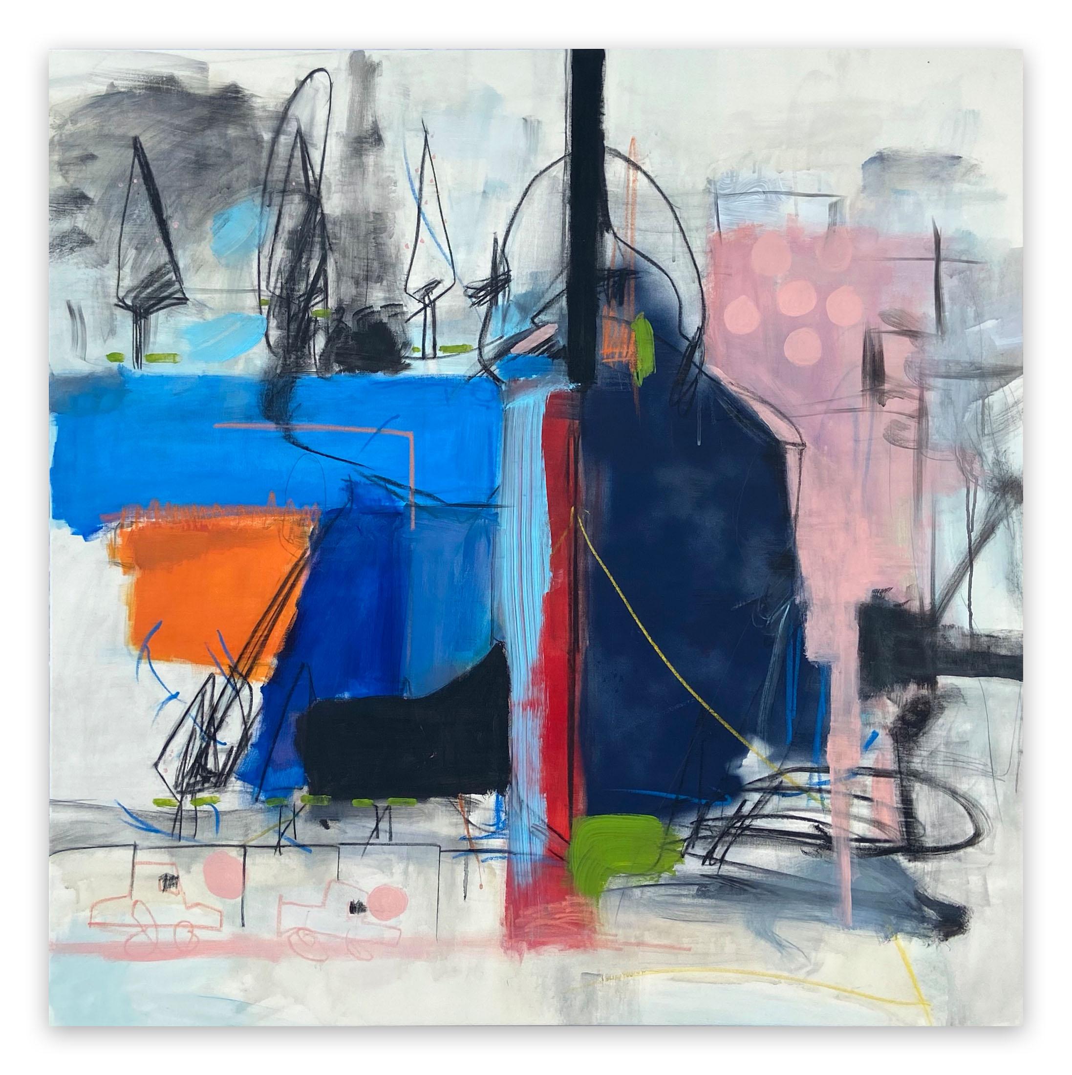 Adrienn Krahl - Experience (Abstract painting) For Sale at 1stDibs