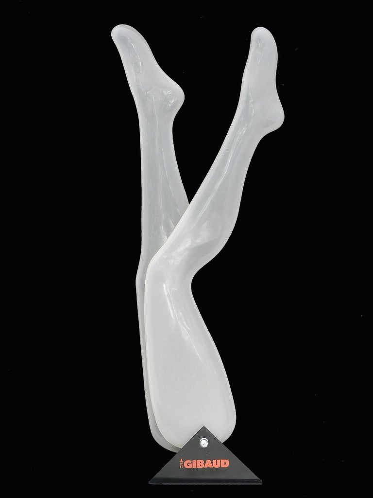 French Stocking Leg Display Stand Vintage Publicity at 1stDibs