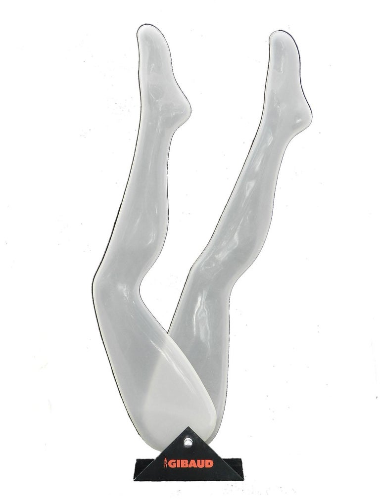 French Stocking Leg Display Stand Vintage Publicity at 1stDibs