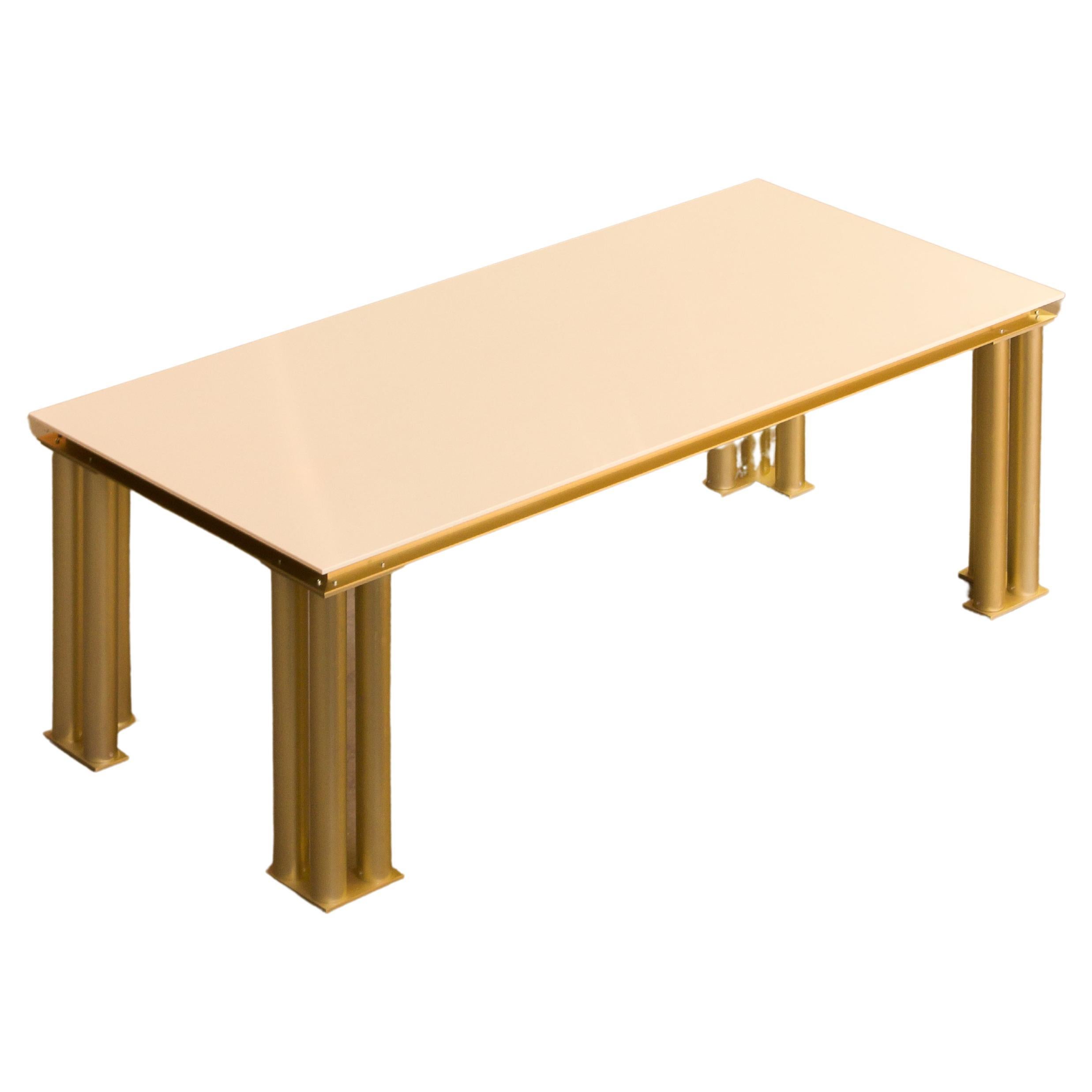 Studio Steel Sculpture Deer Trio Dining Table For Sale at 1stDibs