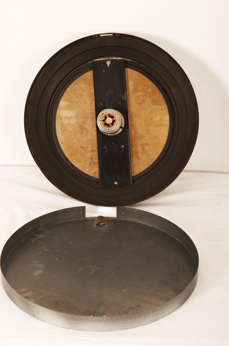AEG Factory, Station Wall Clock by Peter Behrens For Sale at 1stDibs