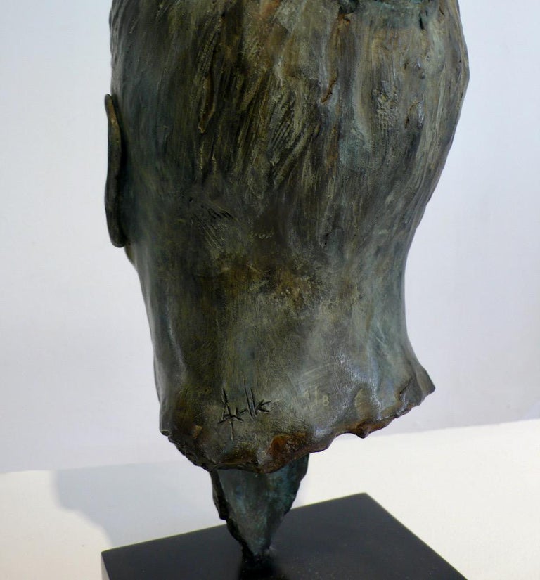 Aelle - Portrait Bronze of a Man by AELLE For Sale at 1stDibs