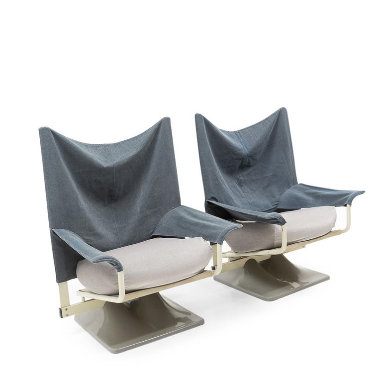 AEO Lounge Chairs by Paolo Deganello, for Cassina, Set of Two For Sale ...