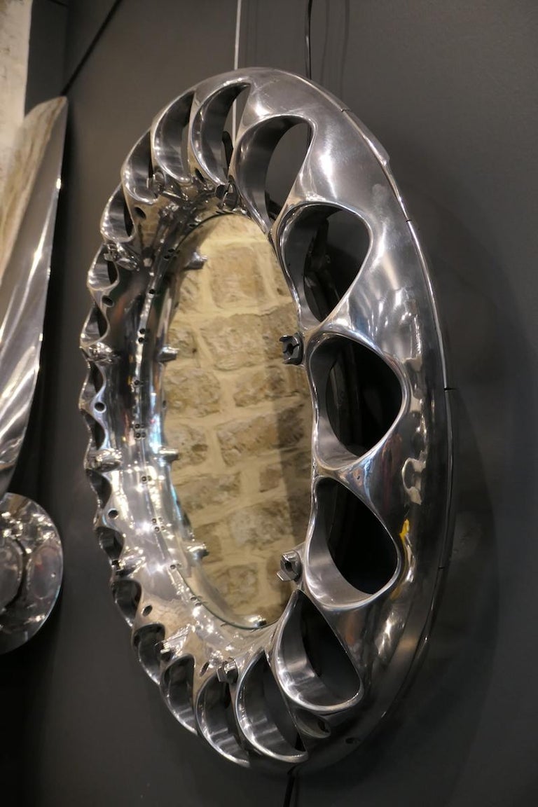 Aeronautical Mirror from an ATAR 9C Reactor Used on French Mirage For ...