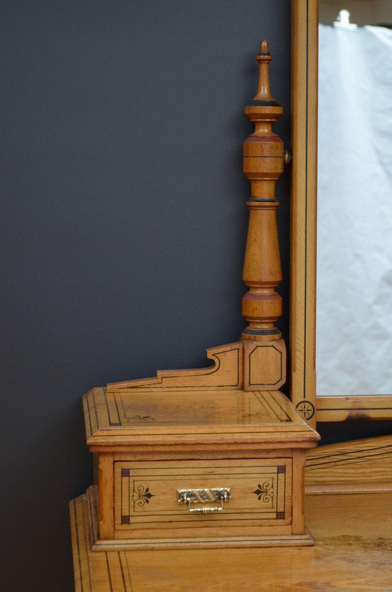 Aesthetic Movement Ash Dressing Table by Heal and Son, London For Sale ...