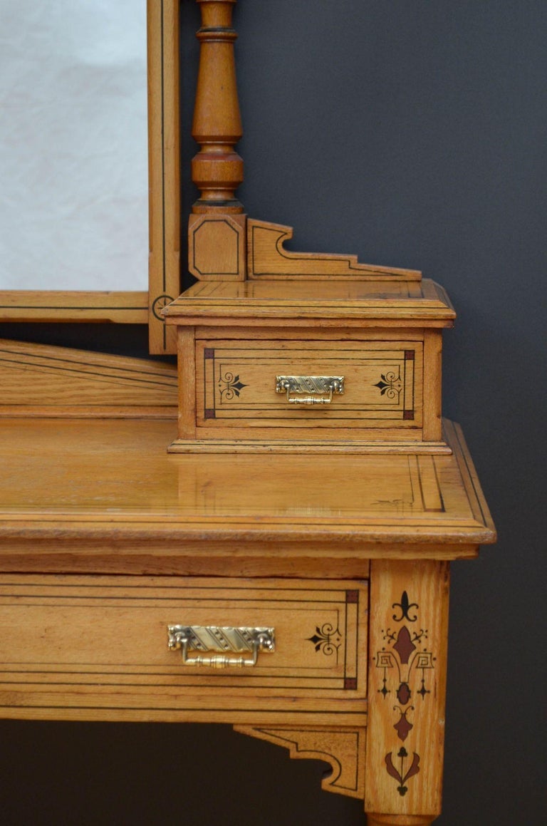 Aesthetic Movement Ash Dressing Table by Heal and Son, London For Sale ...