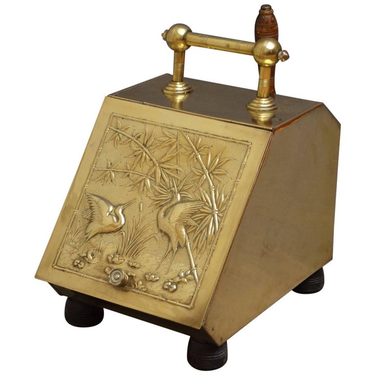 Aesthetic Movement Coal Scuttle at 1stDibs