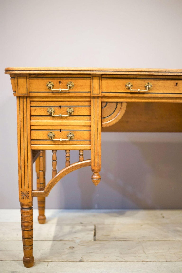 Aesthetic Movement Desk by Maple and Co For Sale at 1stDibs