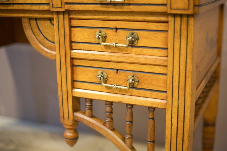 Aesthetic Movement Desk by Maple and Co For Sale at 1stDibs
