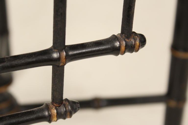 Aesthetic Movement Ebonized Bamboo Turned Bench For Sale at 1stDibs ...