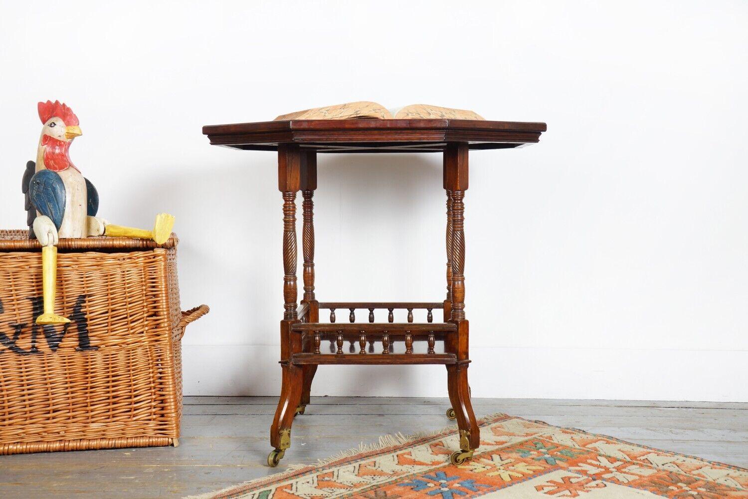 Aesthetic Movement HW Batley for Gregory and Co Occasional Side Table ...