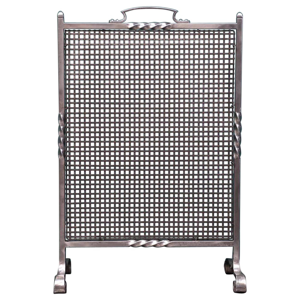 Aesthetic Movement Polished Steel Fire Screen Circa 1890 For Sale at ...