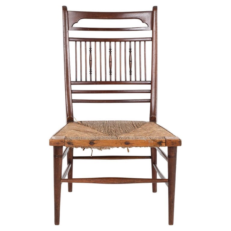 Aesthetic Movement Side Chair in Walnut by E.W. Godwin, circa 1885 For ...
