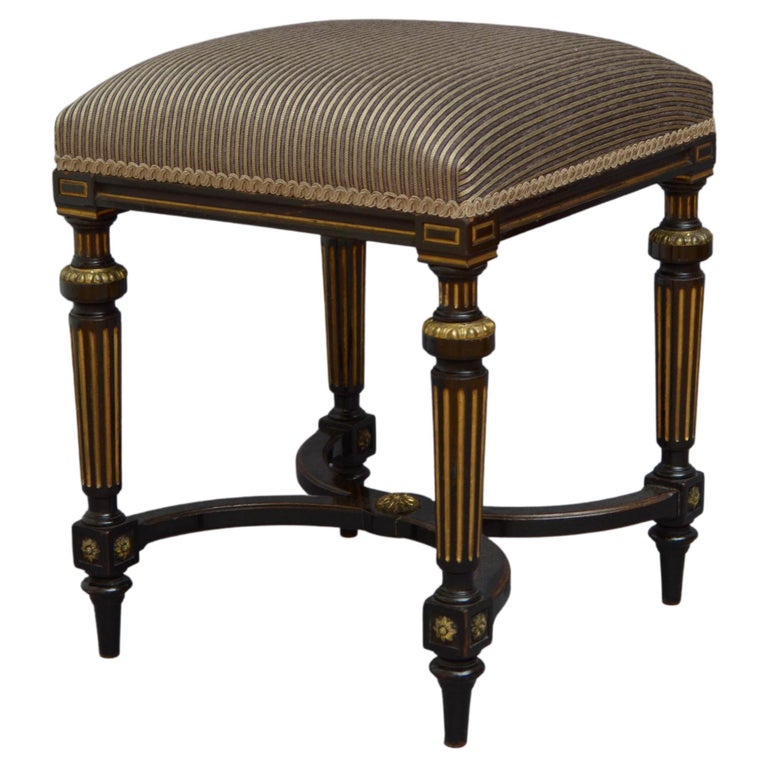 Aesthetic Movement Stool at 1stDibs