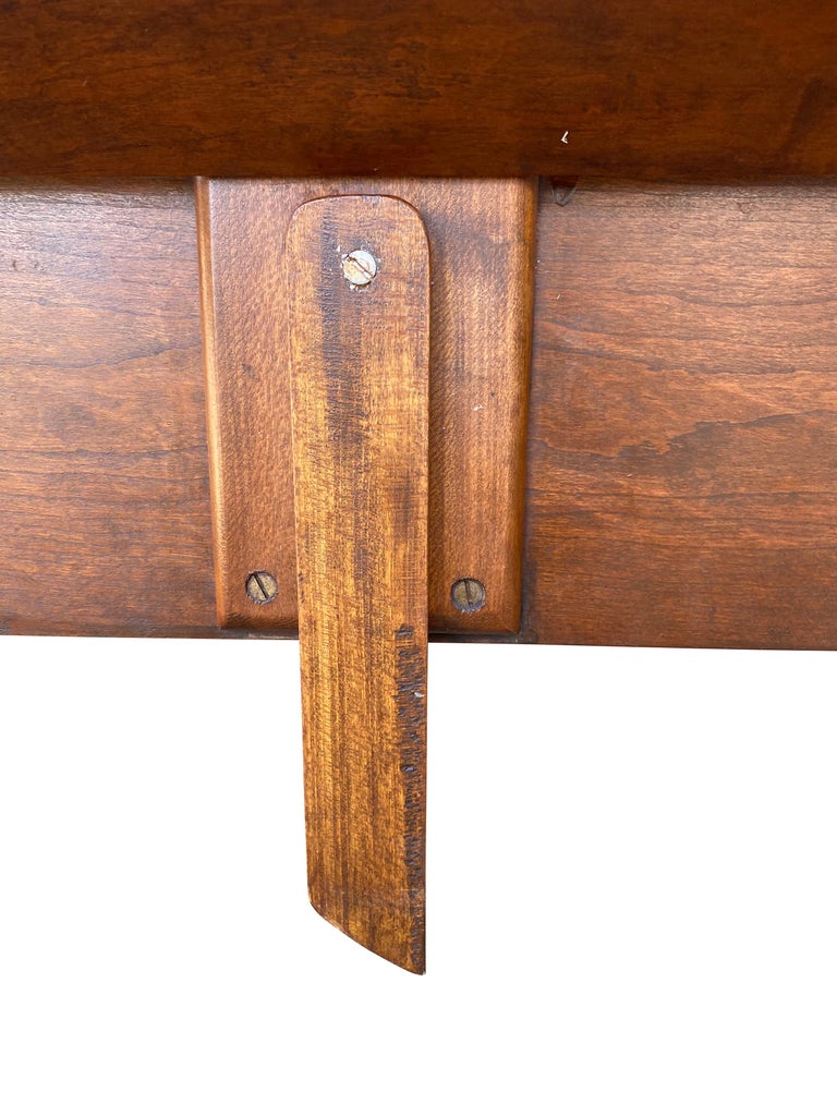 Aesthetic Walnut Chart Table For Sale at 1stDibs