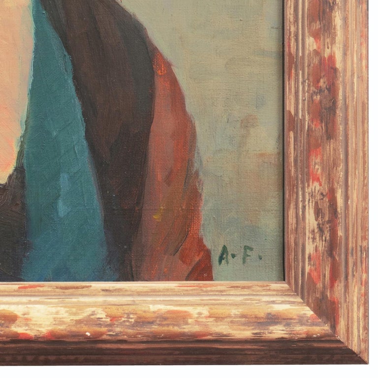 A.F. (American School) - 'Study of a Young Woman', Tonalism For Sale at ...