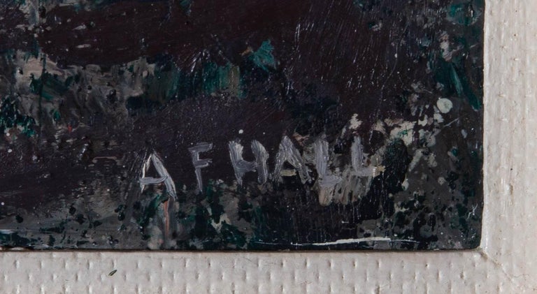 A.F. Hall - A.F. Hall - 20th Century Oil, Waterfall For Sale at 1stDibs