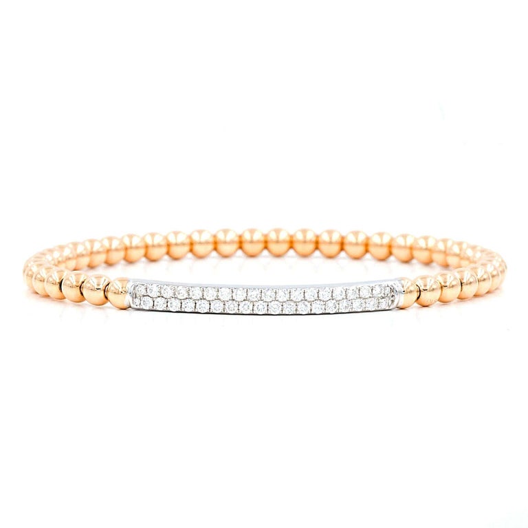 Afarin Collection Diamond Stretch Bracelet Round Brilliant Diamonds 0. ...