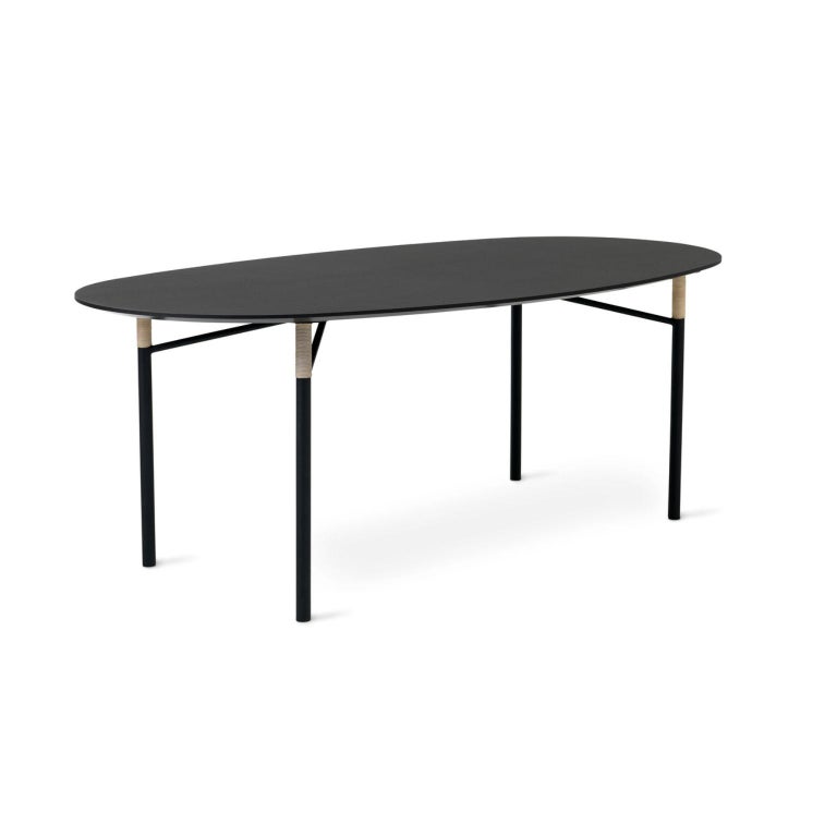 Affinity Ellipse Dining Table Black by Warm Nordic For Sale at 1stDibs