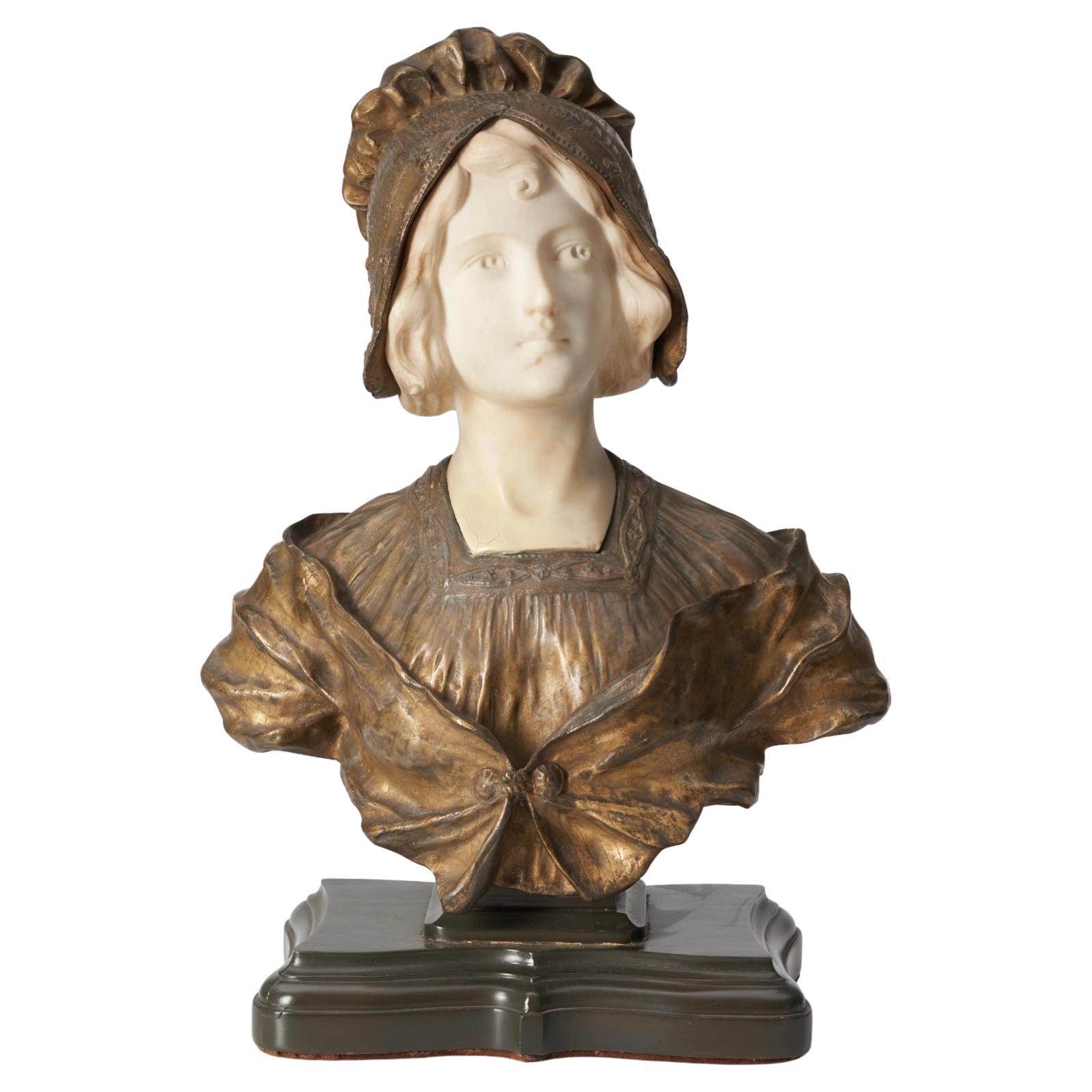 Marble and Bronze Bust by Gory at 1stDibs | a gory bronze, bronze busts ...