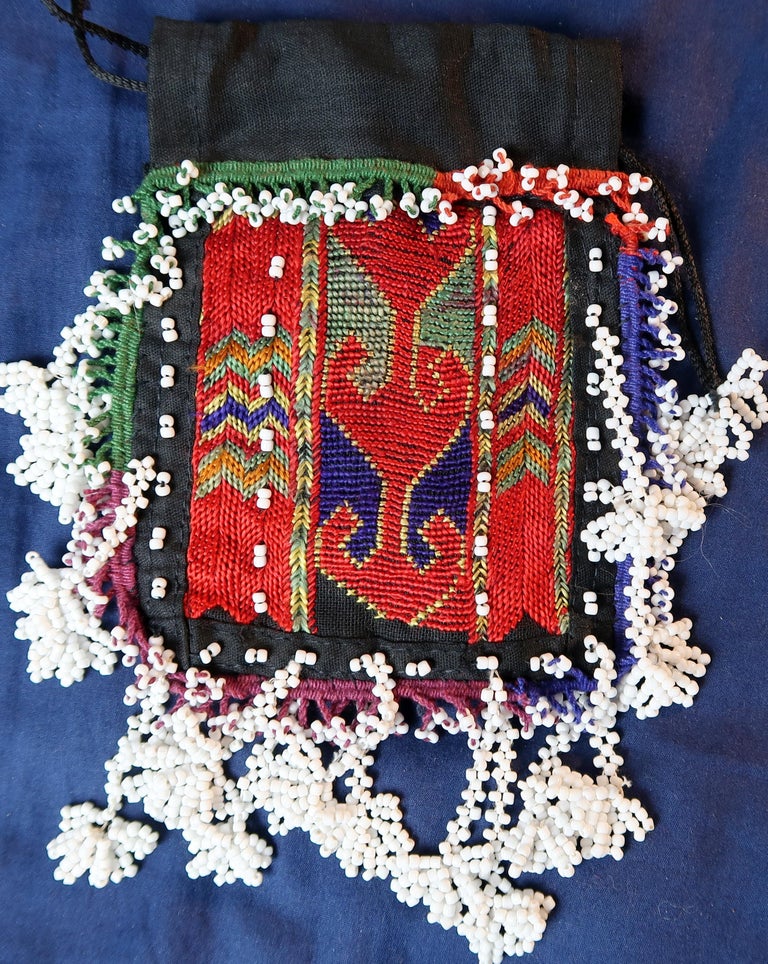 Afghan -Hazara Embroidered Coin Purse 'Et1' For Sale at 1stDibs