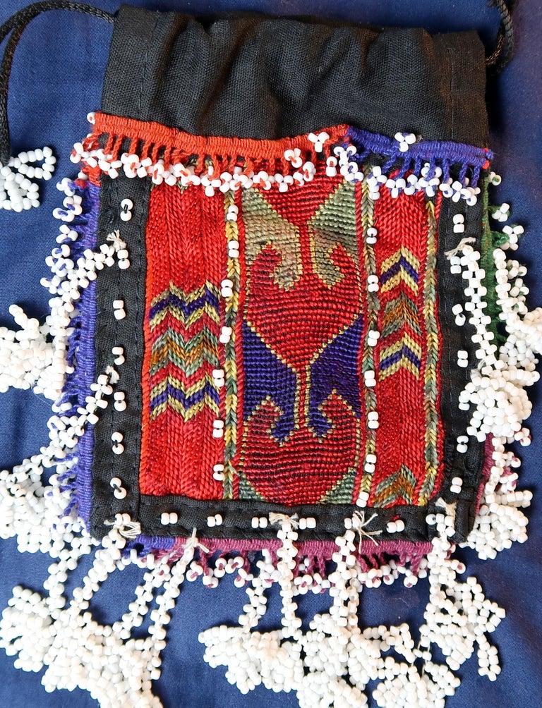 Afghan -Hazara Embroidered Coin Purse 'Et1' For Sale at 1stDibs