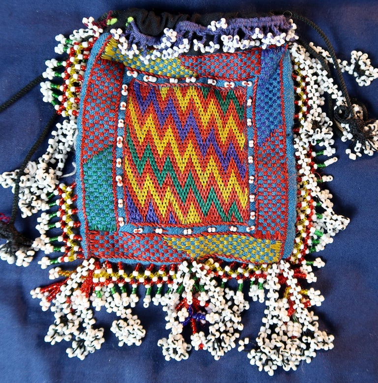 Afghan, Hazara Embroidered Coin Purse, 'Et2' For Sale at 1stDibs