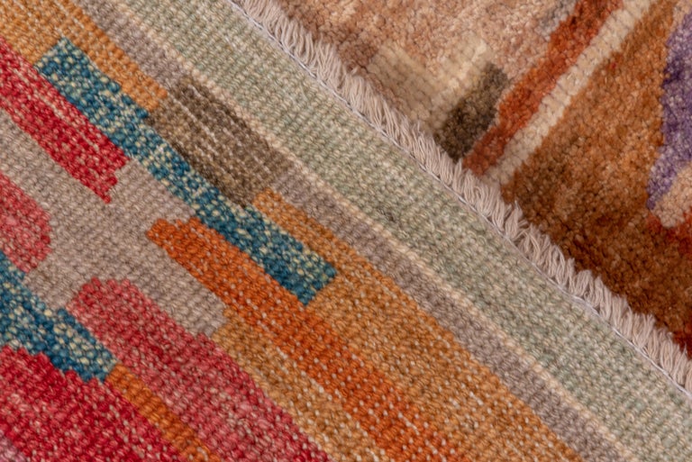 Afghan Woven Colorful Navajo Style Area Rug For Sale at 1stDibs