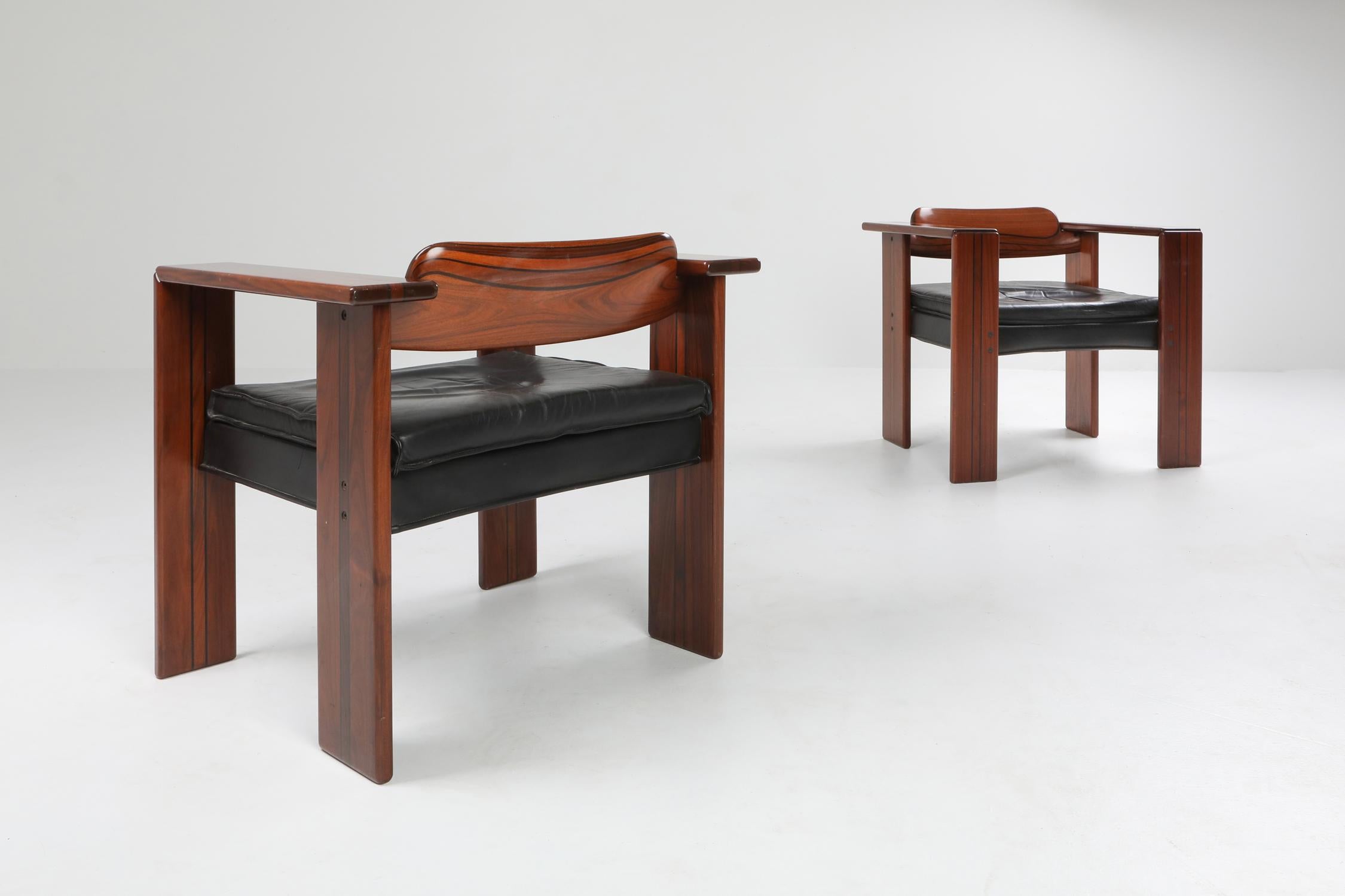 Afra and Tobia 'Artona' Easy Chair for Maxalto at 1stDibs