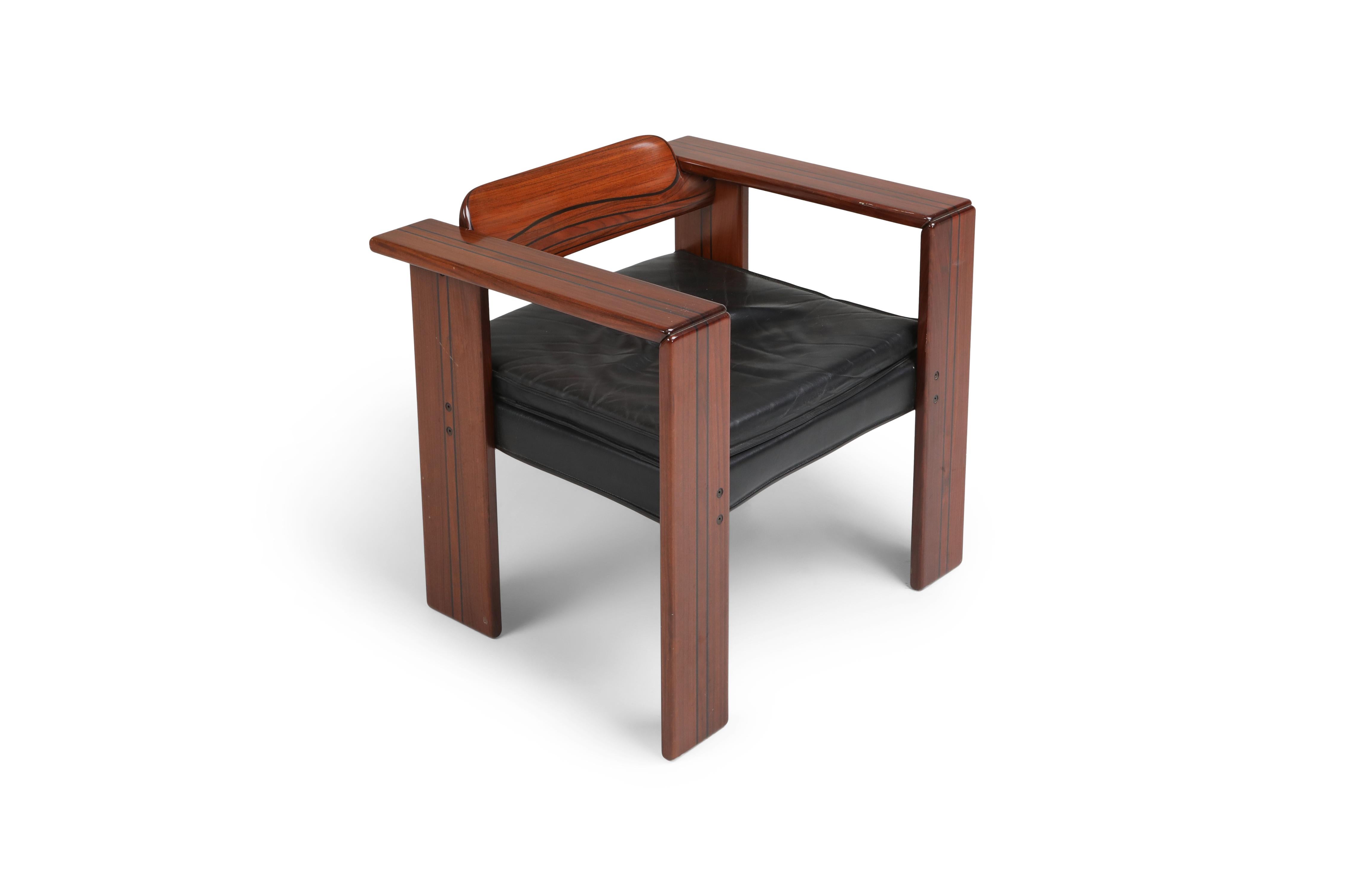 Afra and Tobia 'Artona' Easy Chair for Maxalto at 1stDibs