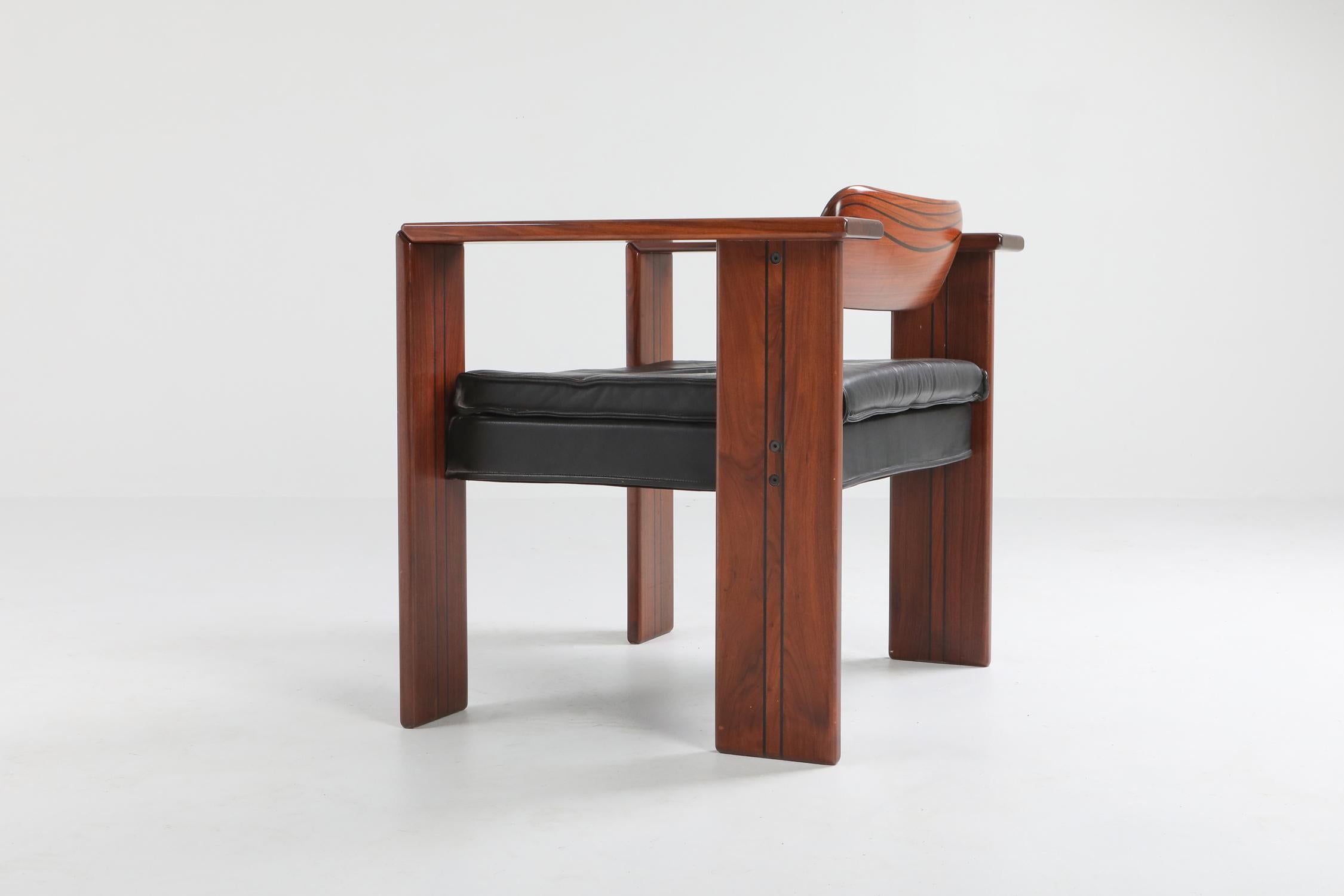 Afra and Tobia 'Artona' Easy Chair for Maxalto at 1stDibs