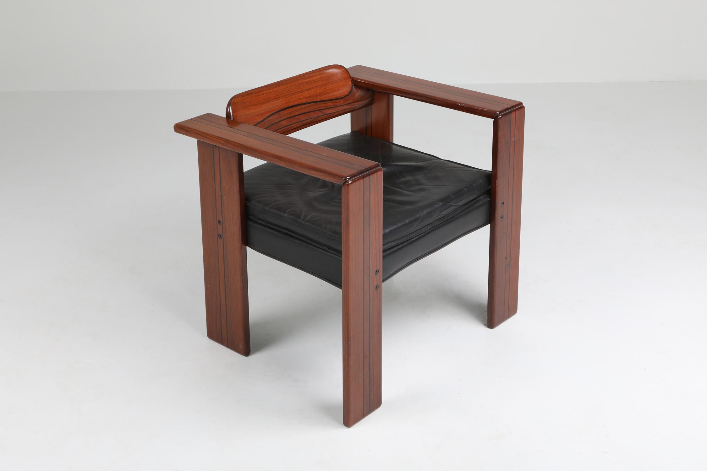Afra and Tobia 'Artona' Easy Chair for Maxalto at 1stDibs