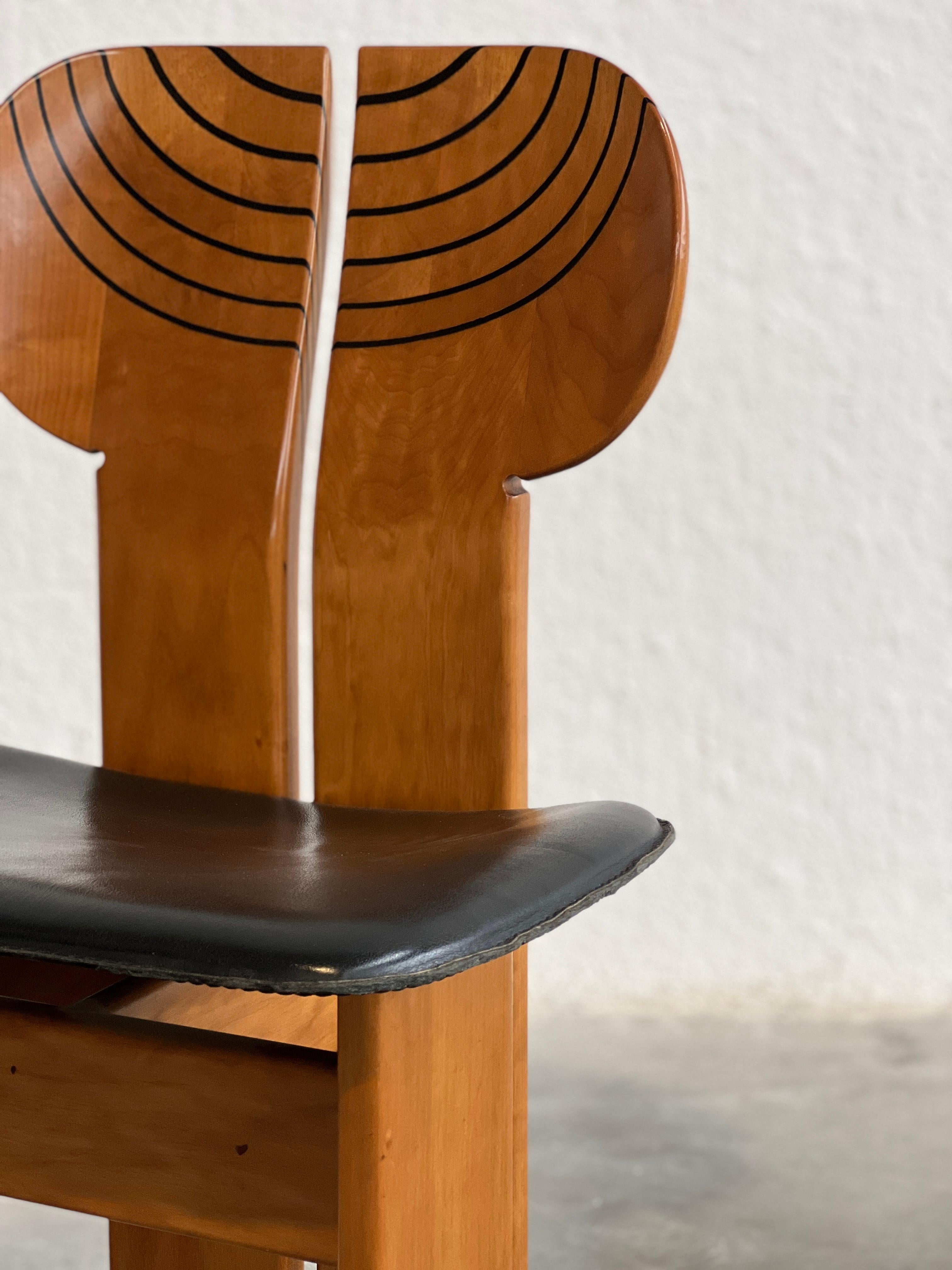 Afra and Tobia Scarpa "Africa" Dining Chair for Maxalto, 1975 For Sale ...