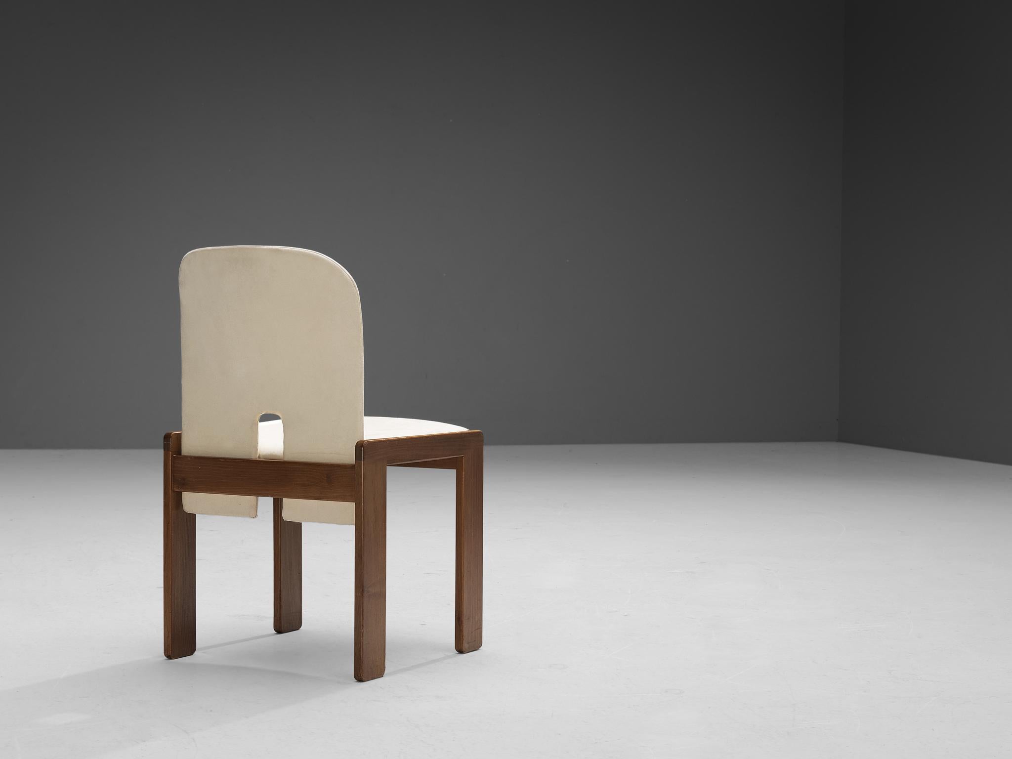 Afra and Tobia Scarpa for Cassina Pair of '121' Dining Chairs in Walnut ...