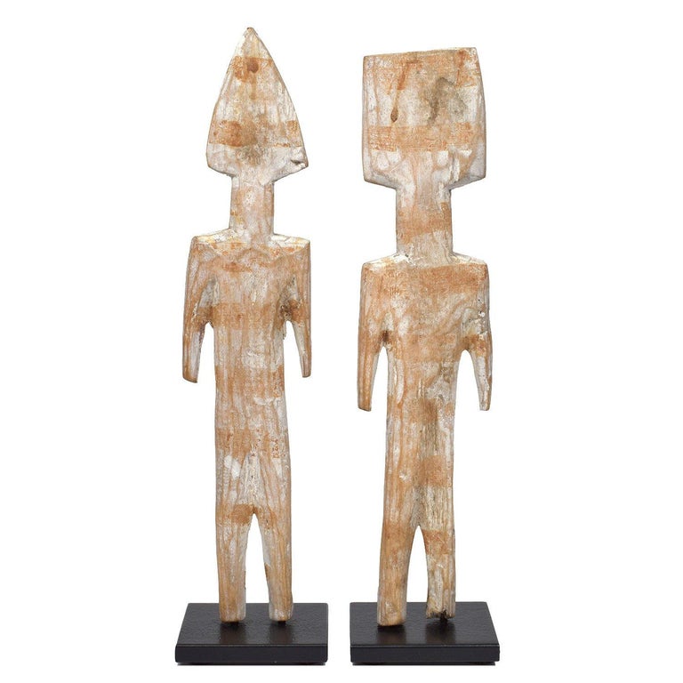 African Adja Protective Spirit Figures Aklama Twins For Sale at 1stDibs