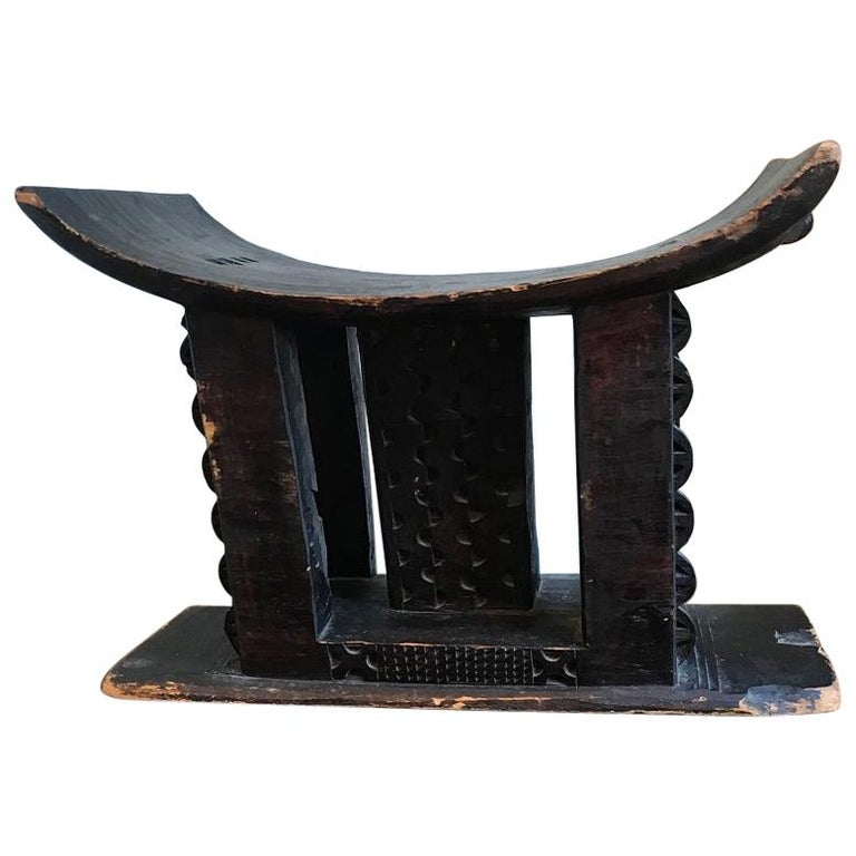 African Akan Ashanti Tribal Stool For Sale at 1stDibs