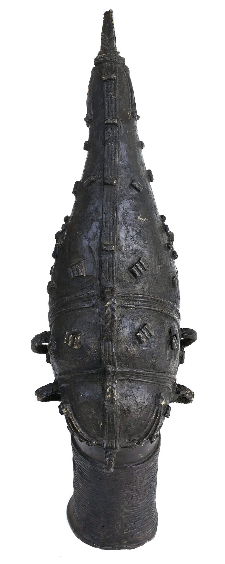 African Benin Bronzes of Queen Edo the Iyoba 'Nigeria', Monumental ...