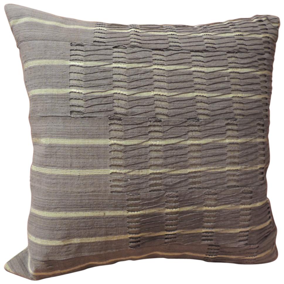 Vintage Multi-Color African Stripes Yoruba Reversible Artisanal Cloth ...