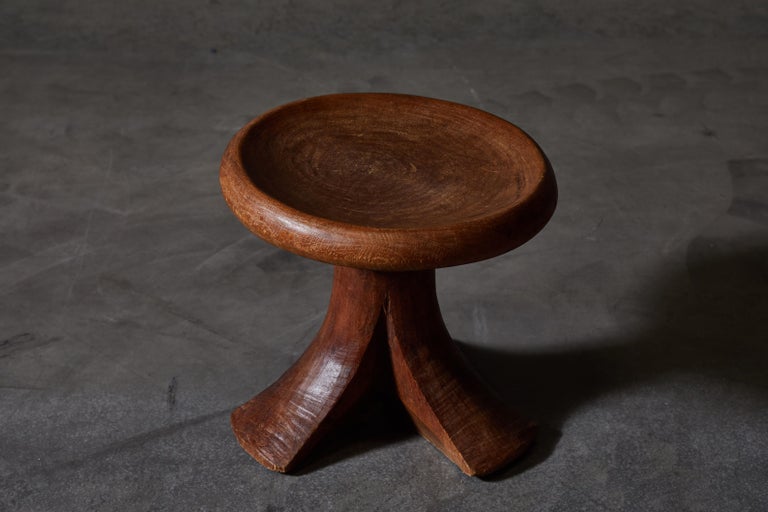African Carved Wood Stool at 1stDibs | african carved wooden stools ...