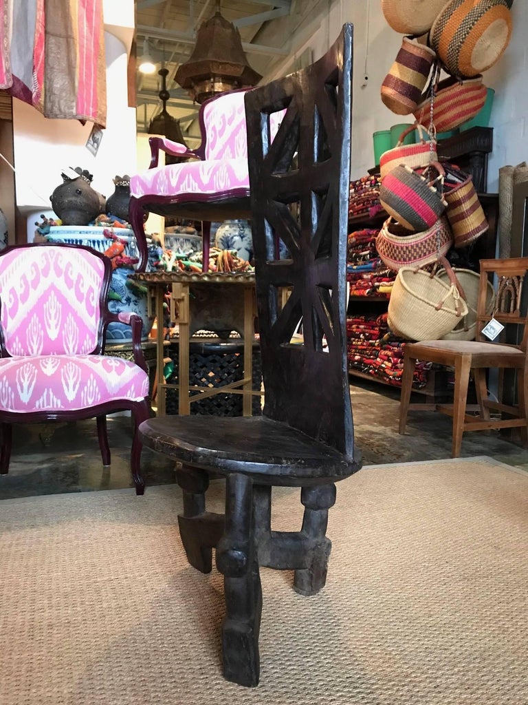 African Ceremonial Tribal Chair at 1stDibs | chair tribal, tribal chairs