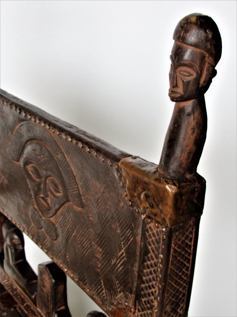African Chokwe People Chief Chair at 1stDibs