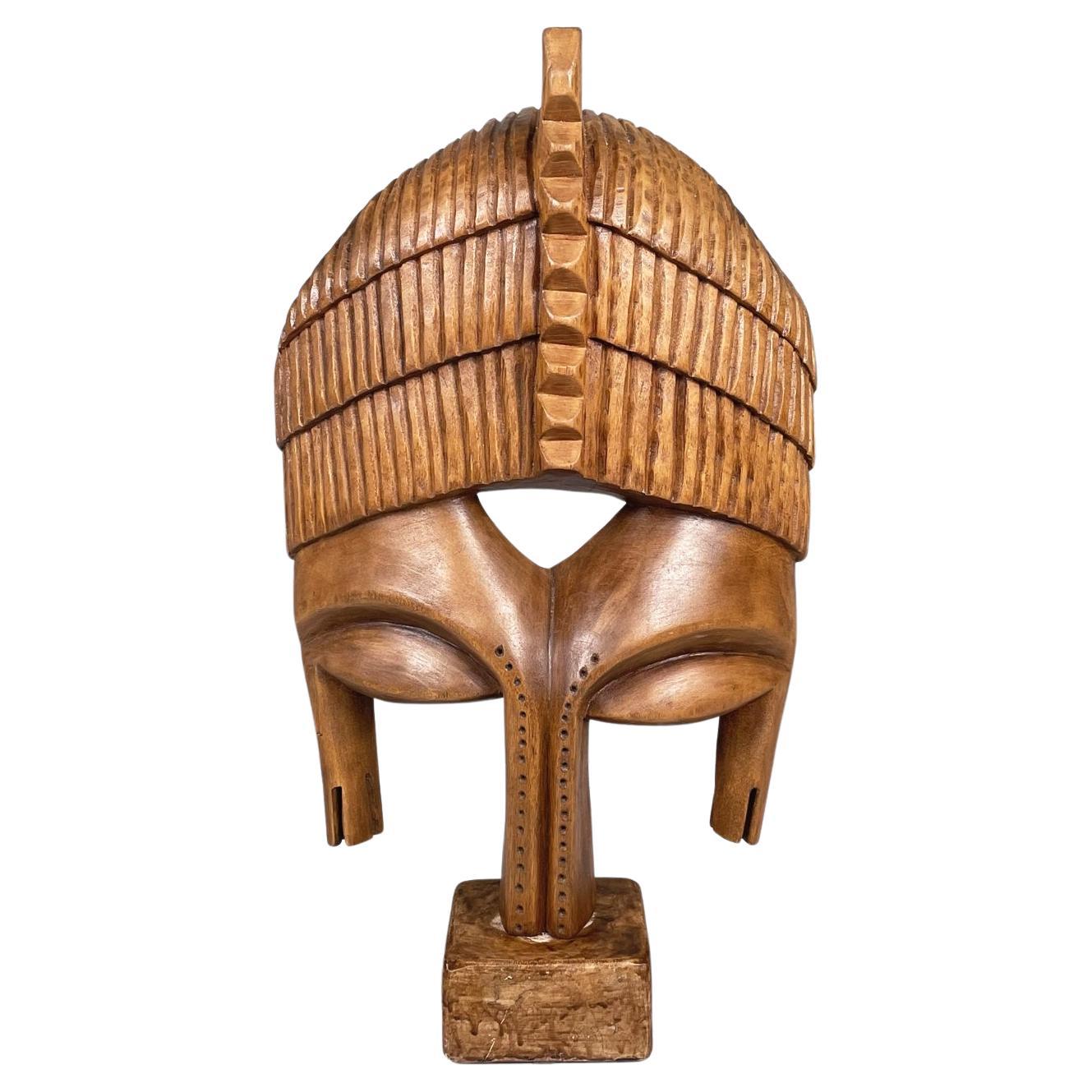African Ceramic Tribal Mask from Congo at 1stDibs | african ceramic ...