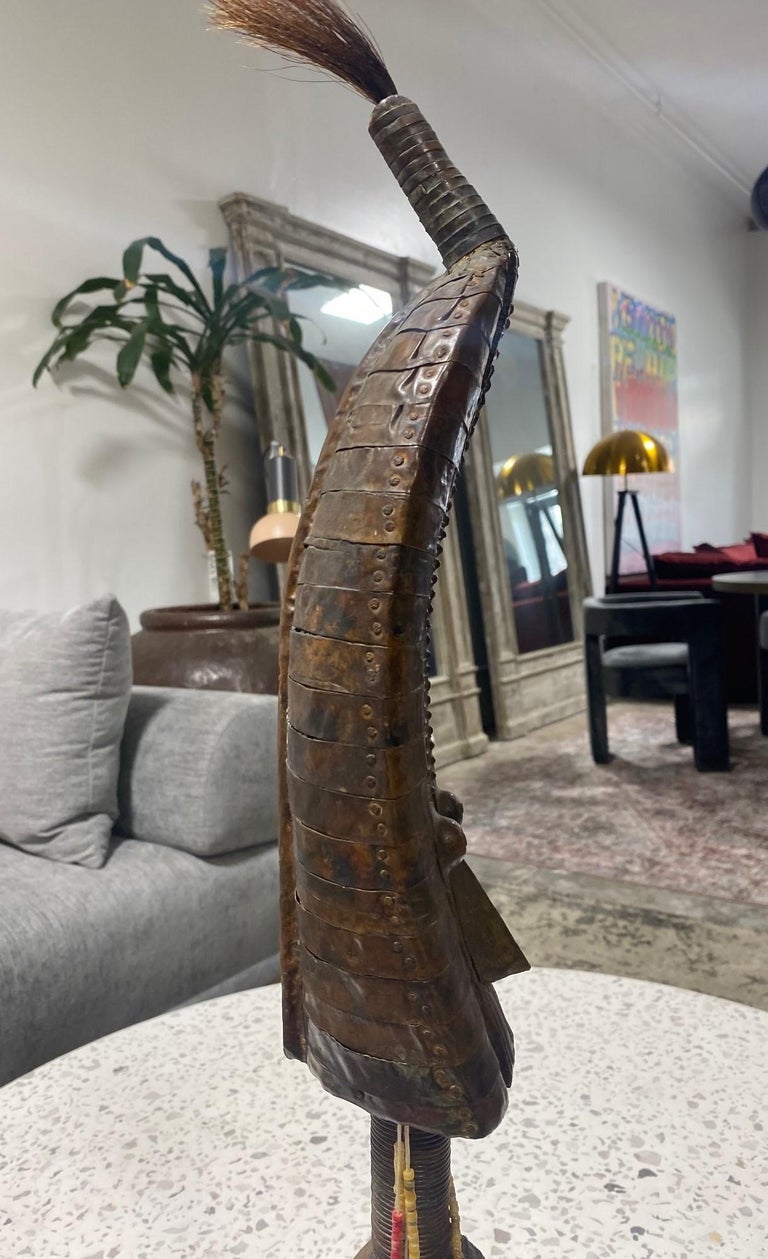 African Gabon Kota Mahongwe Hongwe Bwete Reliquary Guardian Figure ...