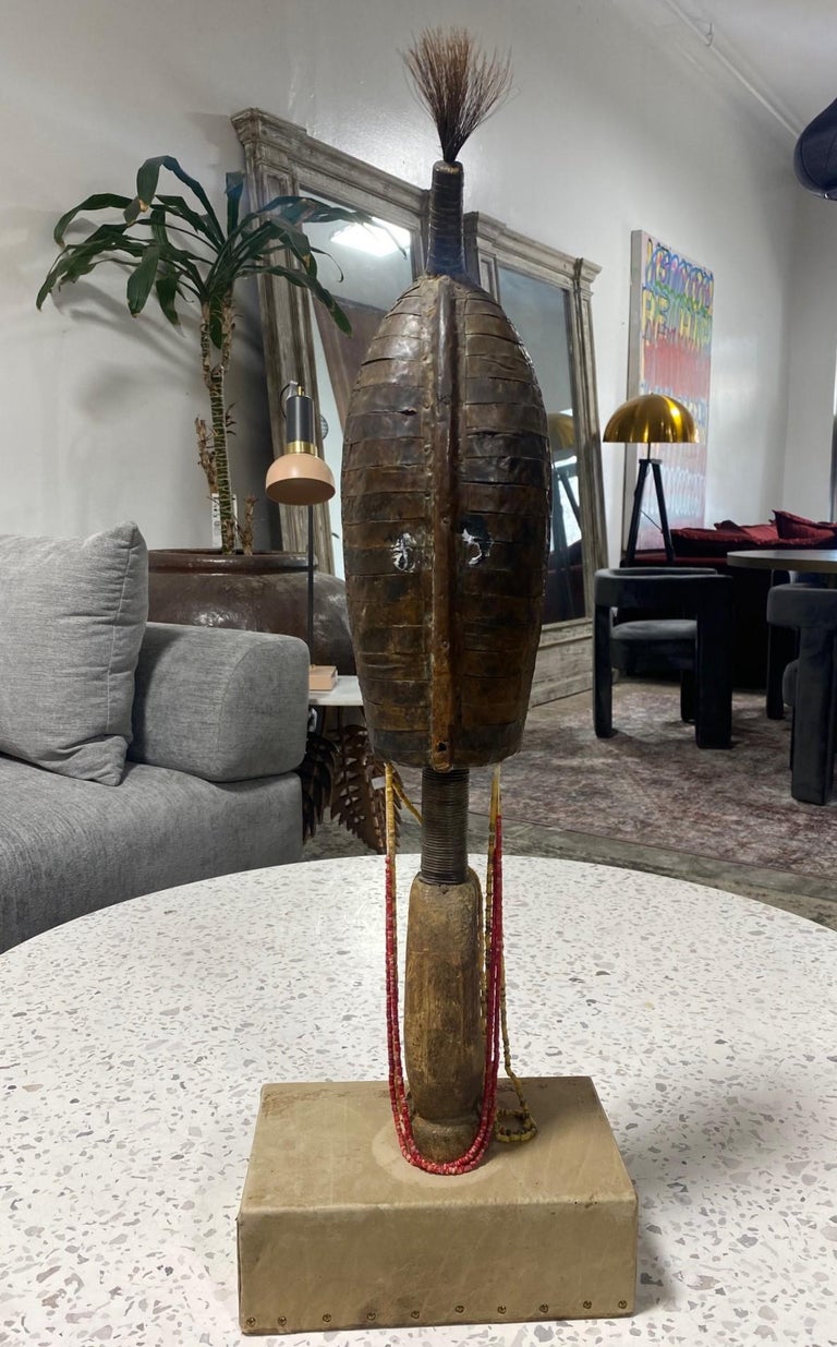 African Gabon Kota Mahongwe Hongwe Bwete Reliquary Guardian Figure ...